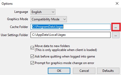 Installing the cache on a second hard drive – Support